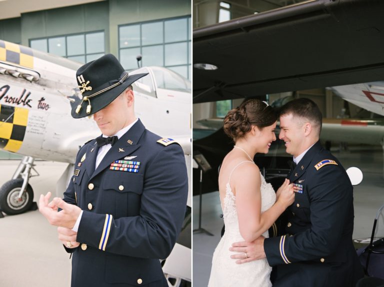 Military Aviation Wedding - Meredith Ryncarz Photography